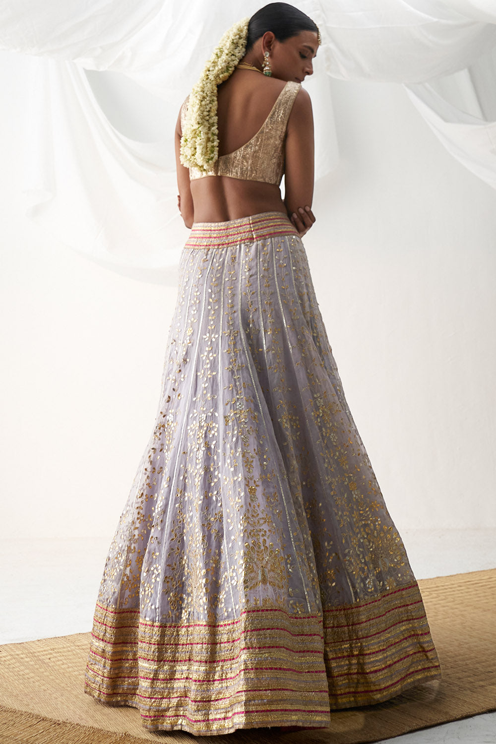 ITRH | Lilac Surmayi Lehenga – LIVEtheCOLLECTIVE