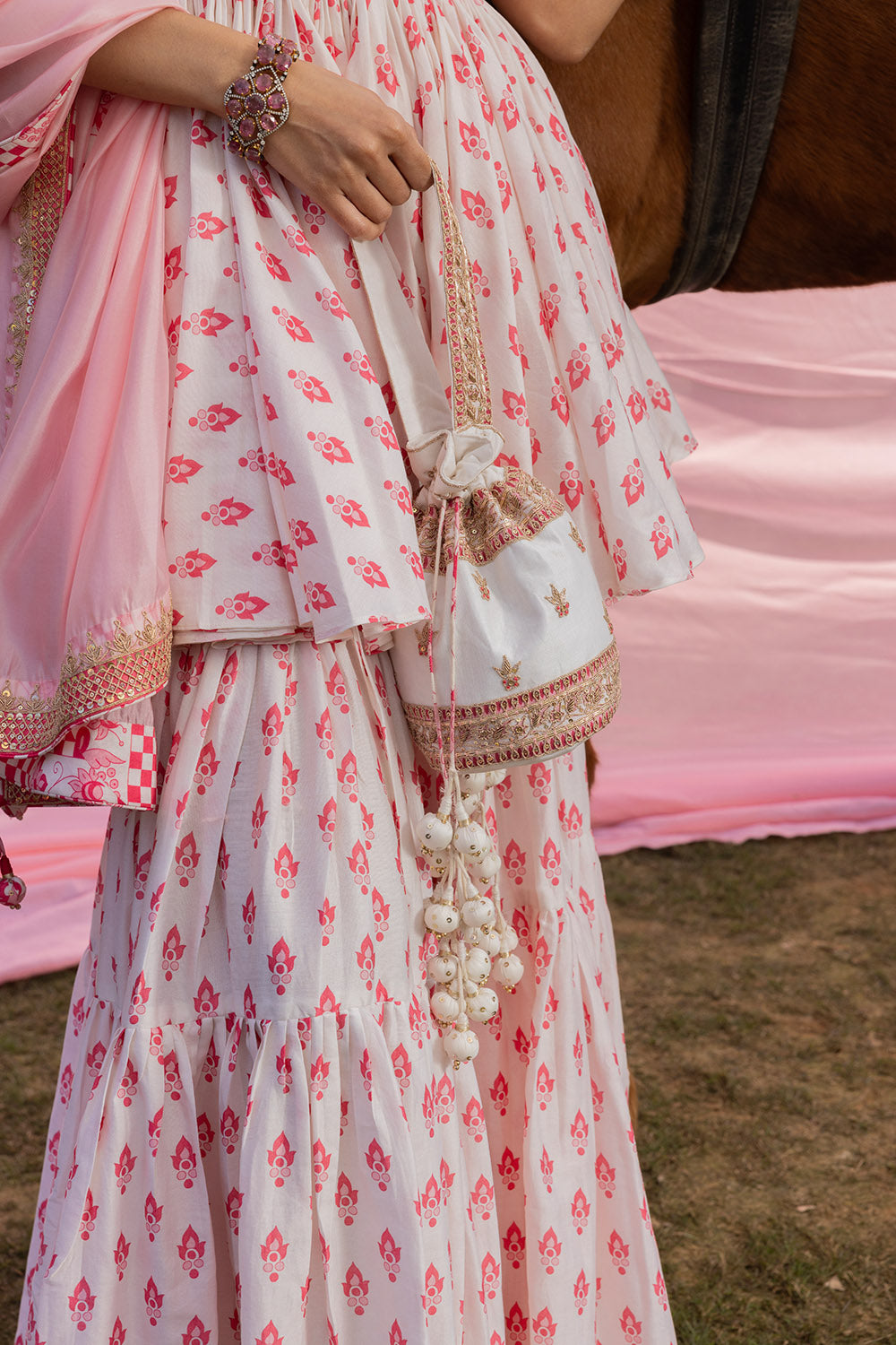 Punit Balana | Pink Kedia Set – LIVEtheCOLLECTIVE